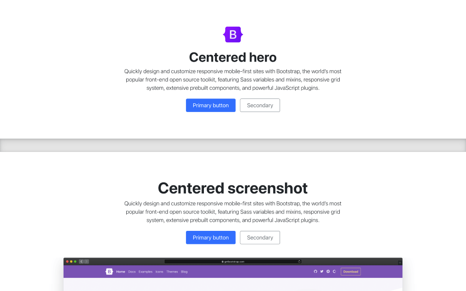 Examples · Bootstrap 5 繁體中文文件 - 六角學院 v5.1